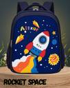 Pandaa Bee Rocket Design Space Theme Kids Backpack Max 18 L Backpack ...
