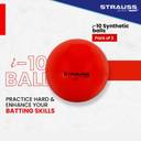 Strauss i-10 Ball | Premium Cricket PVC Balls | Heavy Weight | Hard ...