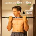 SLOVIC Pull-Up Bar for Home Workout | Non-Slip Carbon Steel Bar (Load Capacity: 100 Kg) Pull-up ...
