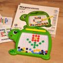 WANQLYN Magnetic Dot Art Turtle Drawing Board with Stylus Pen & 10 ...