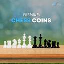 proverve Chess Coins Set of 32 Premium Crafted Chess Game Pawns for ...