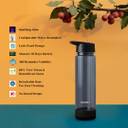 DrinkBot GLOW Borosilicate Glass Smart Water Bottle | LED Light ...