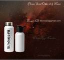 K K CROSI Your Name Written Stainless Steel Thermos Customized Water ...