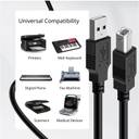 OG X NEXA WITH DEVICE Micro USB Cable 3 m 3 Meter USB Printer Cable ...