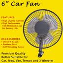 Motopex 12 Volt 6" Fan for Car, Truck,Auto, Caravan, Buses X-2860 Car ...