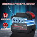 BVENTERPRISE Battery Machine 48V Li-ion Solar Panel Cleaning Car ...