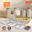 Jaypee Plus Electric Food Chefing Dish E Warmer Buffet Server 3 in 1 ...