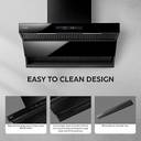 Glen 6076 Chimney with Double Draft Suction, Inverter Technology, BLDC ...