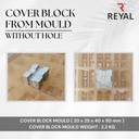 Reyal PVC Cover Block Mould 20/25/40/50mm 25 Cavity(Make In India ...