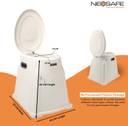 NEOSAFE Indian Toilet to Western Convertor Portable Toilet Stool with ...