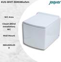 Jaquar KUBIX Range Rimless Wall Mount WATER CLOSET (BLIND INSTALLATION ...