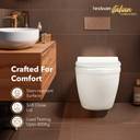 Hindware Italian Collection Pearl Rimless EWC with Duroplast Soft Close ...