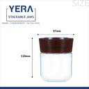 Yera Glass Utility Container - 580 ml Price in India - Buy Yera Glass ...