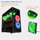 ENTWINO CPU/Cabinet's LED / RGB Fan, Colorful Cooling Fan For Gaming PC ...