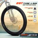 LEADER Beast 29T Multispeed (7 Speed) Bike & Dual Disc Brake 29 T (inch ...