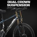 FitTrip SUPER Dominator| Shimano Gears | DUAL CROWN Suspension | JAK 7 ...