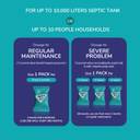 Septick Fix Septic Tank Cleaner Bacteria Powder, Removes Odour, Reduce ...