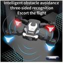 Udyamsales j2 Foldable drone with obstacle avoidance, 4k dual camera ...