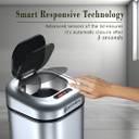 Growlam Automatic Dustbin for Home & Office, Infrared Sensor Smart ...