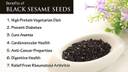 Vedarth Organic Black Sesame Seeds / Black till for Protein , Fiber ...