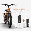 EMotorad G1 Cargo Electric Cycle with Dual 48V 10.2Ah Removable ...