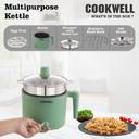 cookwell Multipurpose Nonstick Kettle Multi Cooker Electric Kettle ...