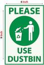 stylishdecor PLEASE USE DUSTBIN Emergency Sign Price in India - Buy ...