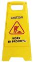 SOLACE HYGIENE Work in Progress Safety Sign Board for Construction ...