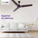 EcoLink Airomax 1200 mm Brown Ceiling Fan 1 Star 1200 mm 3 Blade ...