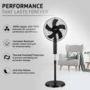 V-Guard Esfera Remote 5 Blade 400 mm 5 Blade Pedestal Fan Price in ...