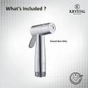 Krystal by Krystal Bathroom Jet Spray for Toilet Premium Chrome Finish ...