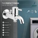 Jaquar 2 Way Bib Cock With Wall Flange Florentine | FLR-CHR-5041N Twin Elbow Valve Faucet Price ...