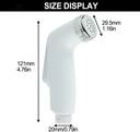 KURIC Plastic Toilet Jet Spray Gun Health Faucet Head, Hand Jet Spray ...