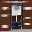 Plantex Concealed Tank for Toilet/Concealed Tank with Full Frame/Dual ...