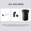 Geberit Alpha Half Frame Kombifix Concealed Tank with Dual Flush Tank ...