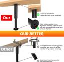HASTHIP Adjustable Metal Furniture Bed Risers Legs with Screws for Sofa ...