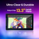 AIWaft AWID20 Pentab Pentab Full HD Display ±60° Tilt Battery-Free For ...