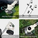 SHOPOGENIX Electric Grass Cutter Machine Adjustable Height Portable ...