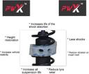 PwX FRONT COIL SPRING BUFFER FOR SAFARI STORME_SIZE-D Ground Clearance ...