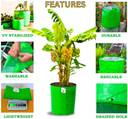 ORGANICBAZAR 24x36 Very Big Size Tree Grow Bag for Fruits, HDPE 260 GSM ...
