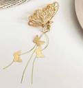 sparkal Korean Butterfly Golden Hair Clature For Girls And Womens Pack ...