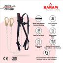 Karam Safety Harness with 2Chest Attachments& 2M Double Lanyard With ...