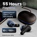 Boult W10 55H Battery, 4 Mic ENC, Spatial Audio, 45ms Low Latency, 13mm ...