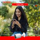 CP PLUS CP-V31A 3MP Smart Outdoor Bullet Camera with 2 Way Talk & Motion Alerts Security Camera ...