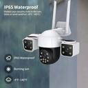 AVOIHS SIM 4G CCTV HD 3 Lens Camera TwoWay Audio Night Vision Bullet+ ...