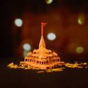 Puja N Pujari Ram Mandir Ayodhya Model Genuine Design Ideal for Home ...