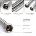 Racold Premium Heavy-duty 304 Grade SS Connection Pipe for geyser with ...