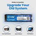 EVM NVMe (GEN 3) 512 GB All in One PC's, Desktop, Laptop Black PCIe NVMe Internal Solid State ...