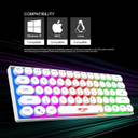 Ant Esports MK1500 Retro Style Mini 60% Pro RGB with Membrane Switches ...