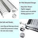 CeramicWorld Utensil Kitchen Rack Steel Stainless Steel Dish Plate Rack ...